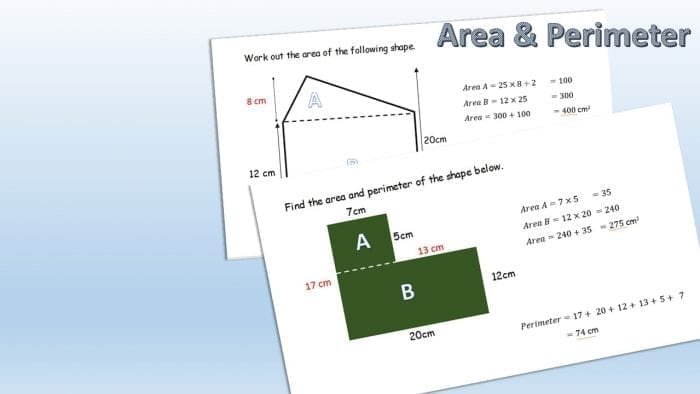 Learn to Find Area of Irregular Shapes with Rectangles and Triangles