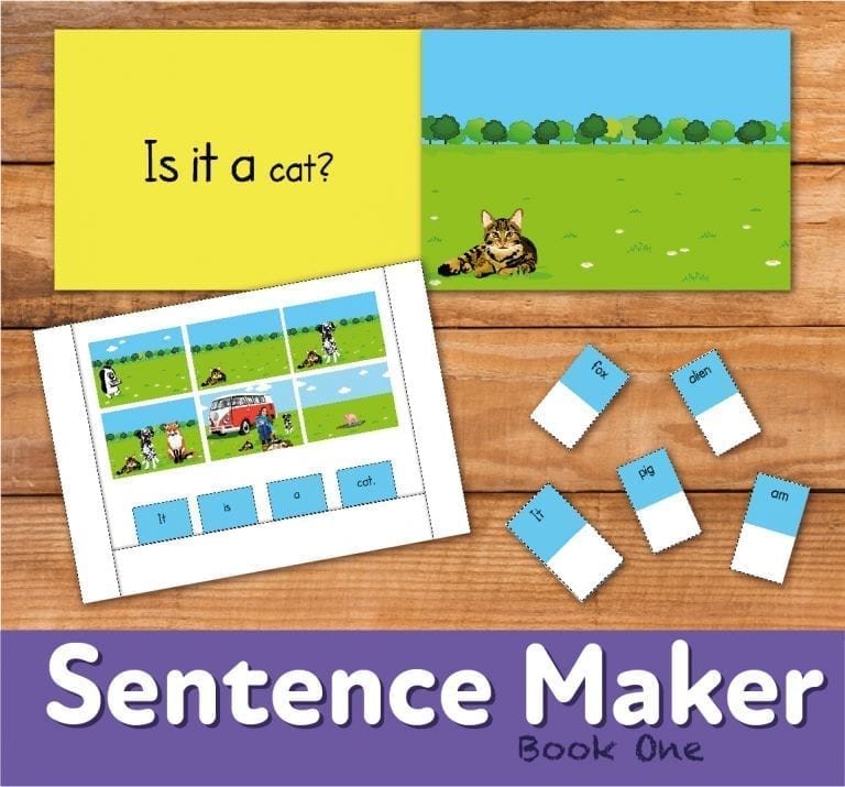 Make Your Own Sentence Maker with Your Kids | Fun Reading and Writing Idea