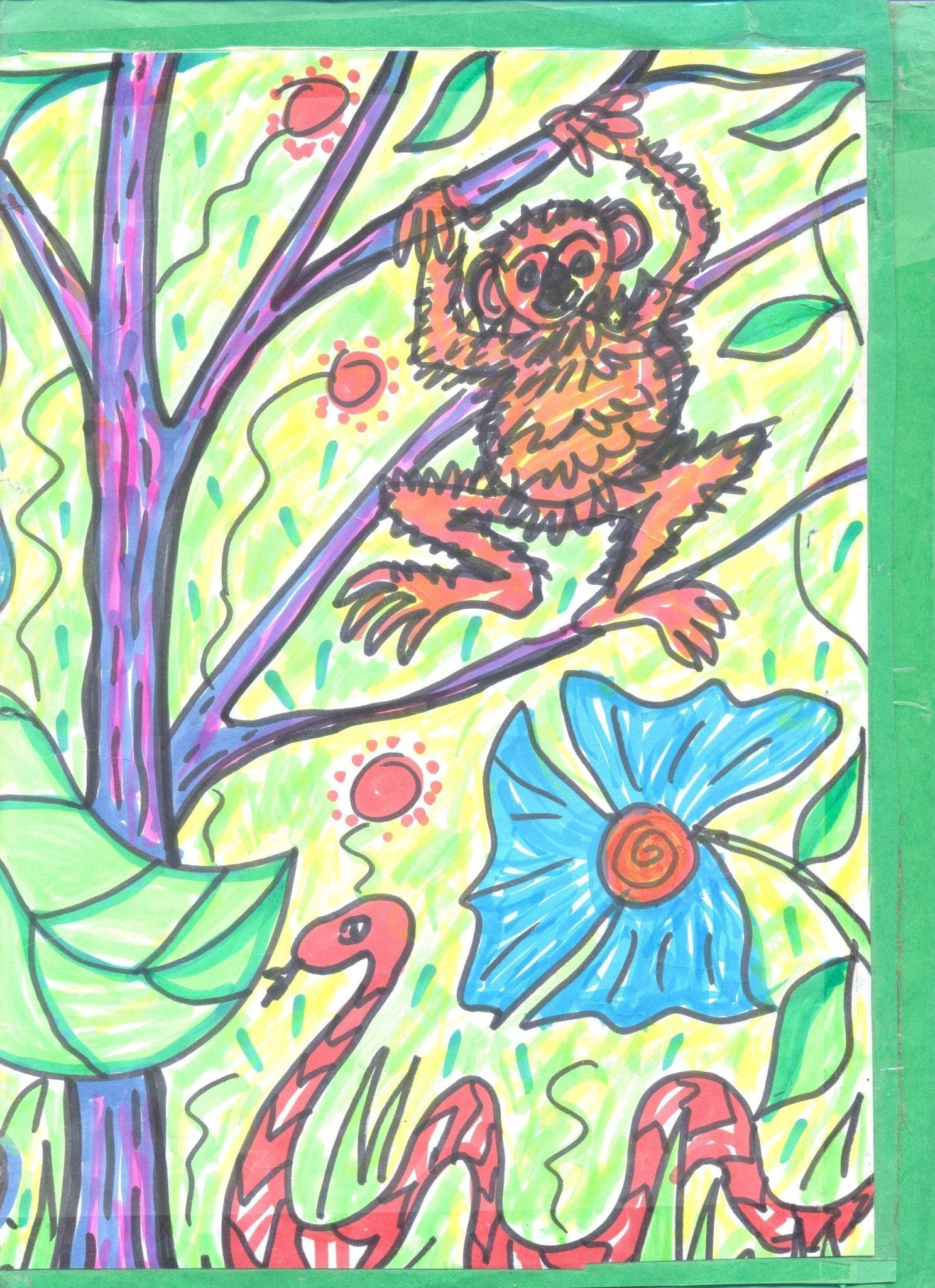 Jungle Poetry Writing Frames: Tiger, Monkey, and Snake Descriptions