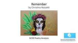 Teaching Christina Rossetti's 'Remember': A Complete Lesson Plan