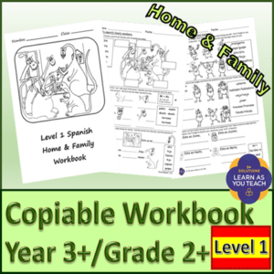 Learn Spanish with the Level 1 Home & Family Workbook