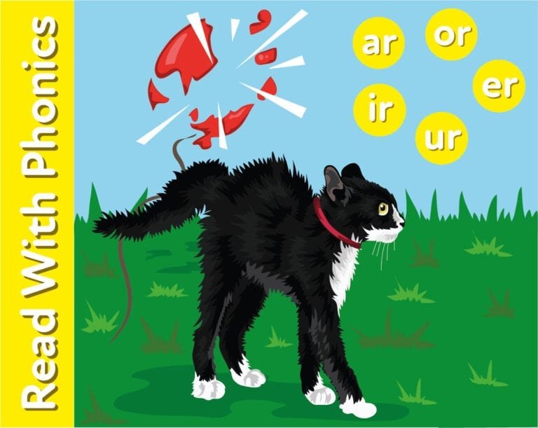 Learn The Phonic Sounds ar, or, ir, ur and er with Phonics Reading Packs