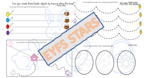 5 Easter-Themed Fine Motor Skills Sheets for Pencil Control Development