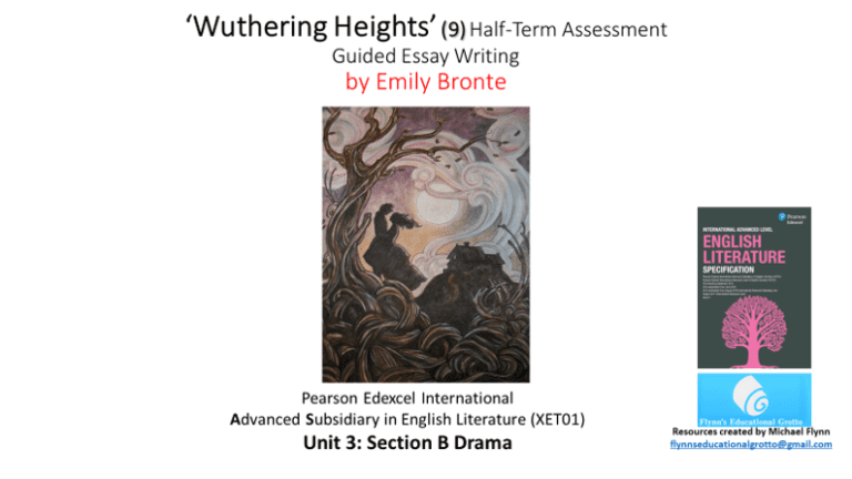 Teach Wuthering Heights through an engaging tool: a complete essay ...