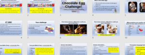 Chocolate Egg Design: Language Devices & Persuasive Speech