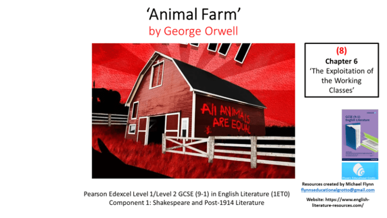 Teach Animal Farm with this Complete Resource: Lesson, Tasks, Homework ...