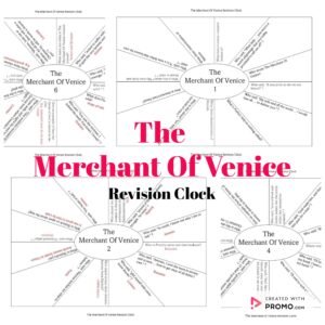 6 Worksheets on Merchant of Venice: Quotes & Themes
