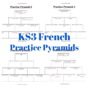 6 French KS3 Practice Pyramids With Answers
