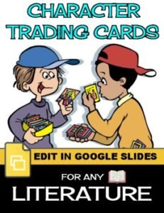 Engage Students with Editable Character Trading Cards for Any ...