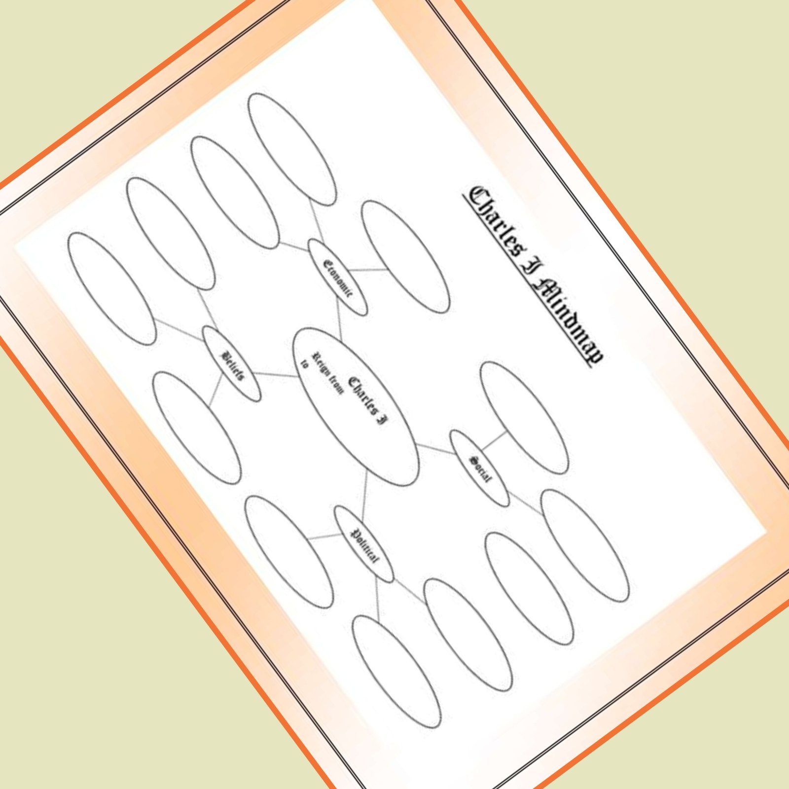 Charles I Scheme of Work: Fact File, Timeline, Mind Map, and More