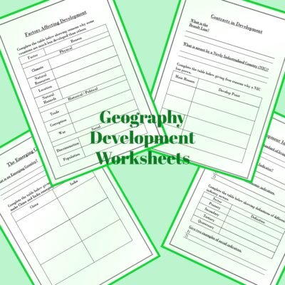 Teach Development with our Adaptable KS3 Geography Worksheets