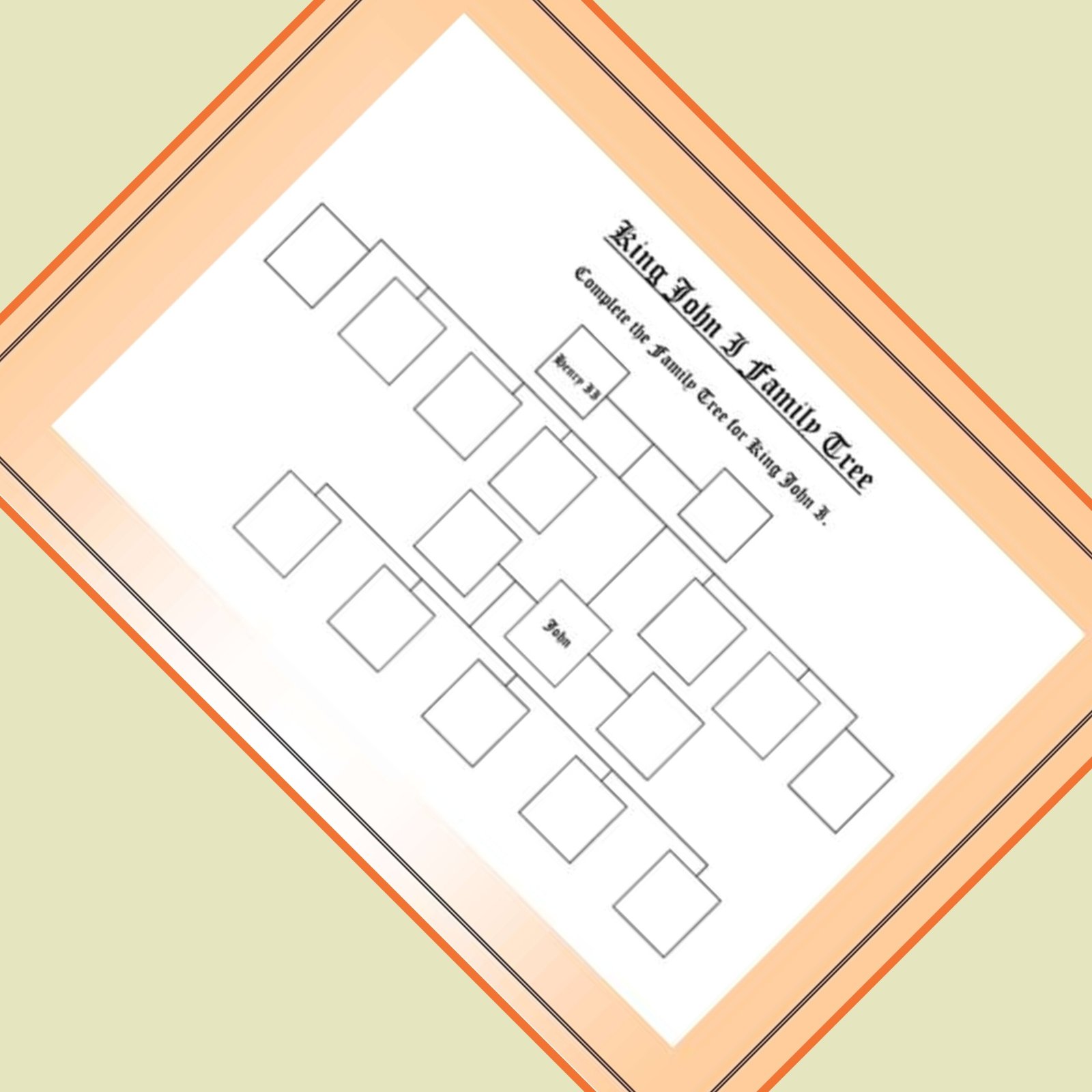 Worksheets for Learning King John I and the Magna Carta