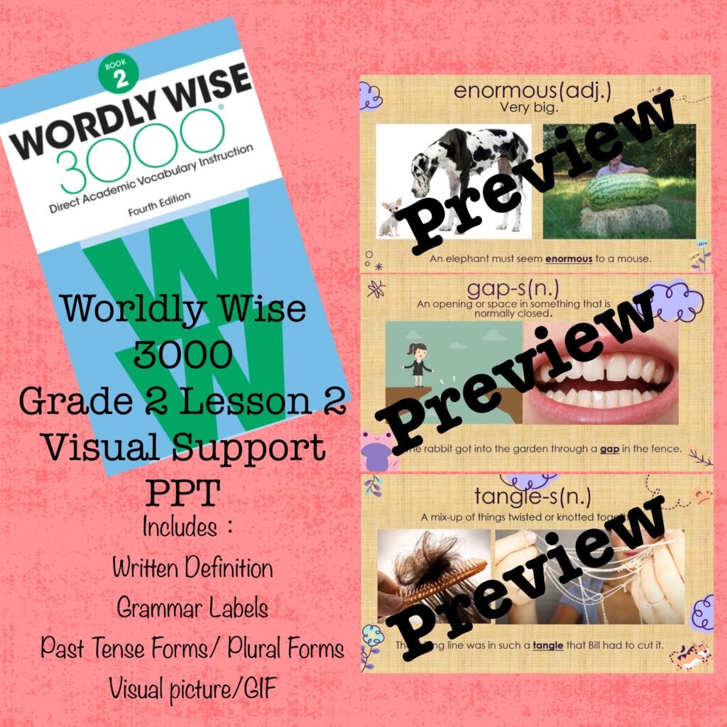 Enhance Wordly Wise Learning: Grade 2 Lesson 2 Powerpoint Presentation
