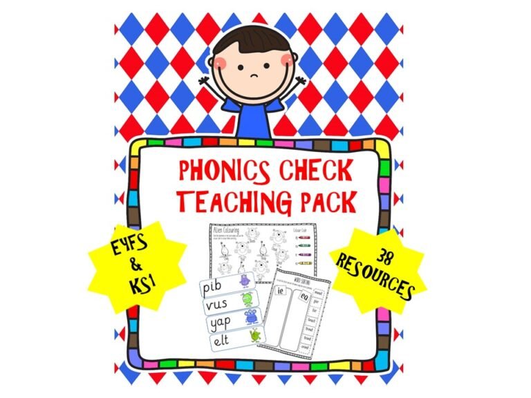 38 Resources for Phonics Check Practice: Flashcards, Games, and Worksheets