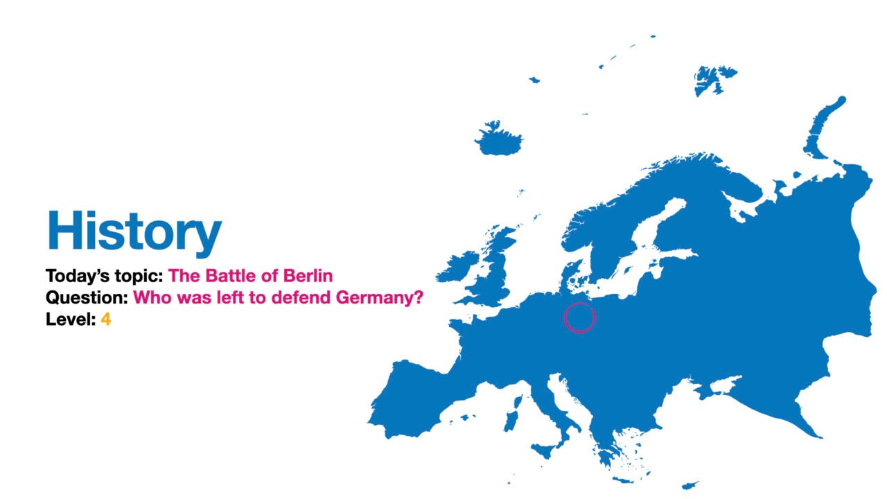 Discovering the Battle of Berlin: Exploring the Defenders of Germany at ...