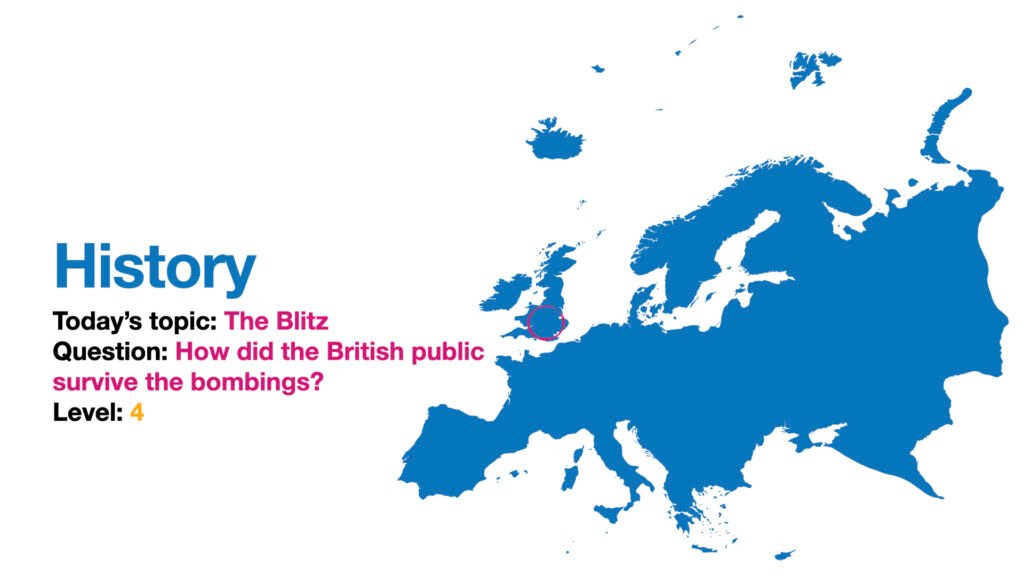 Surviving the Blitz: EFL History class explores how the British public ...