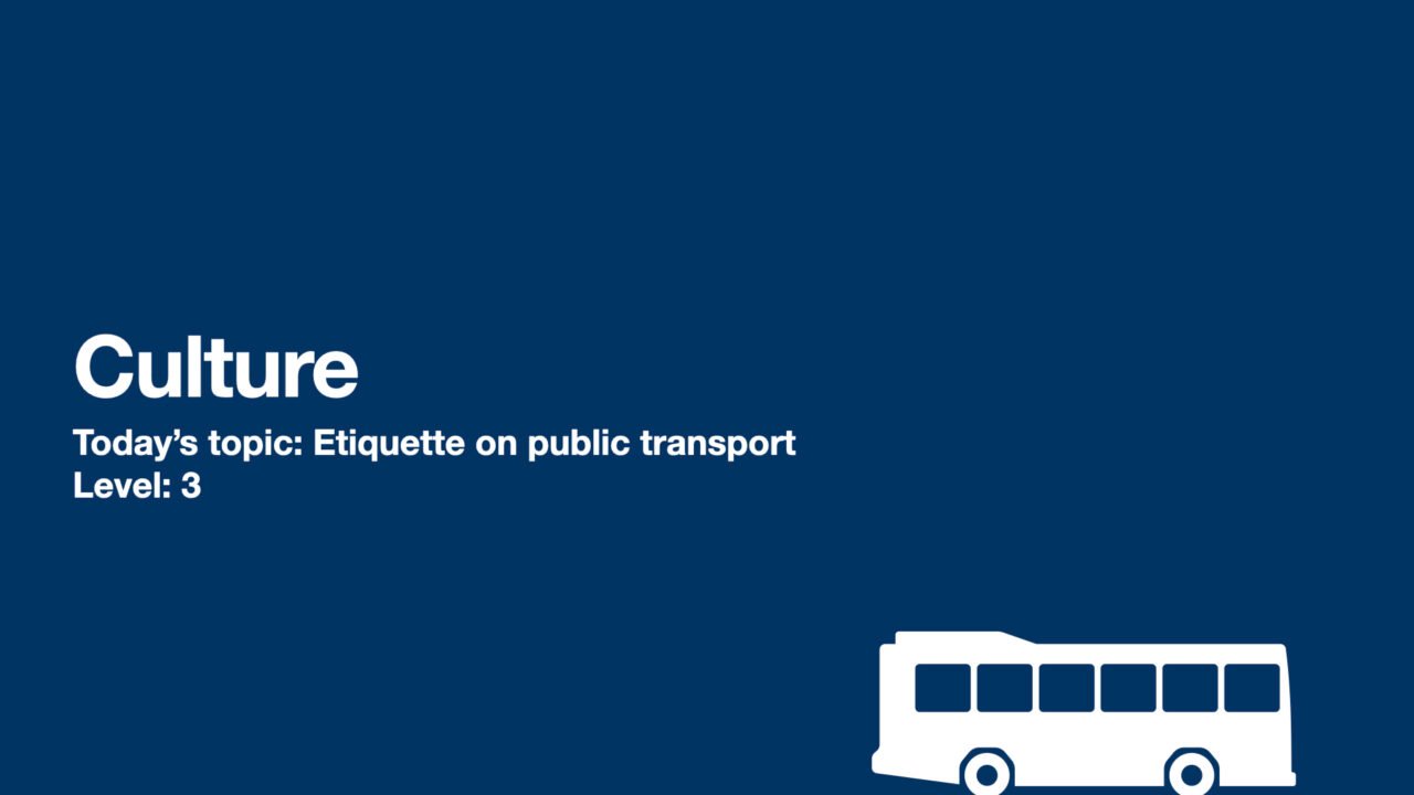Master Public Transport Etiquette: Learn Key Vocabulary, Phrases, and ...