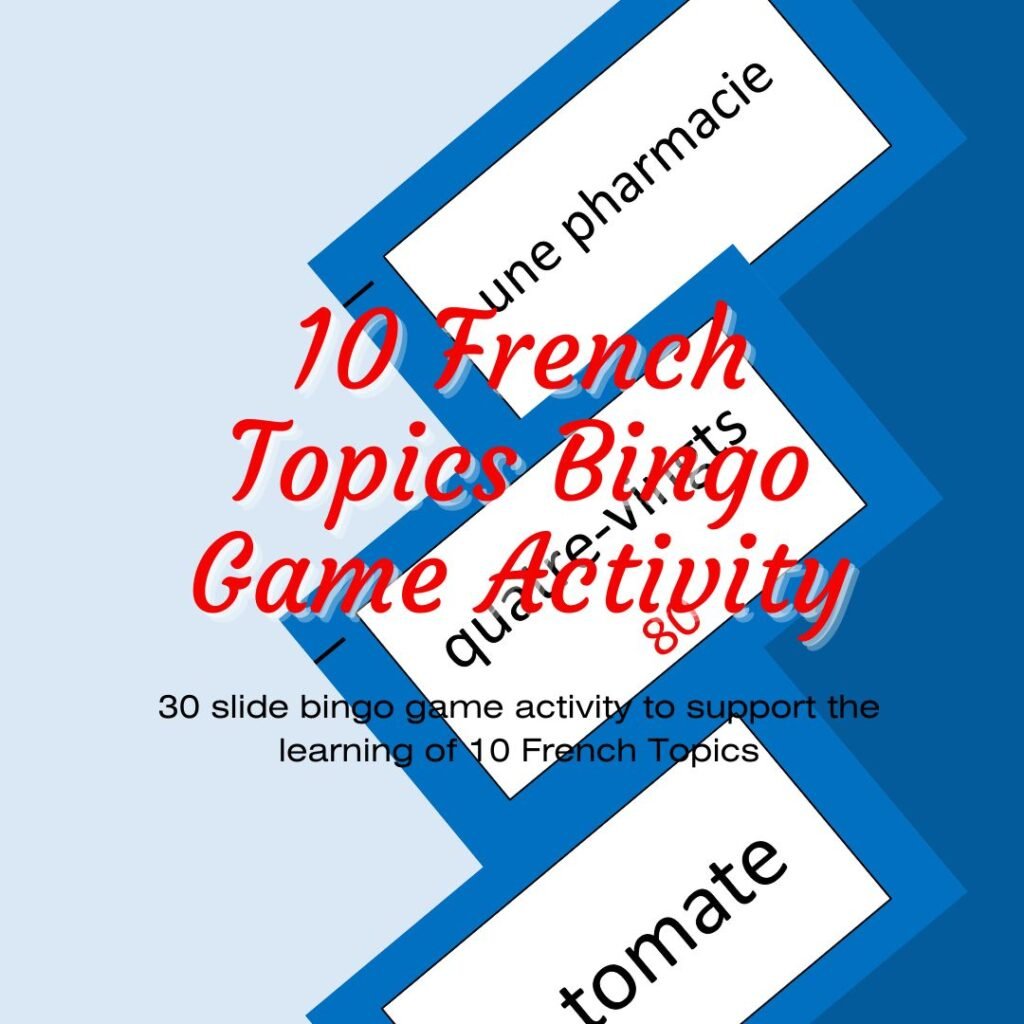 Engaging French Vocabulary Games: Downloadable and Adaptable PowerPoint ...