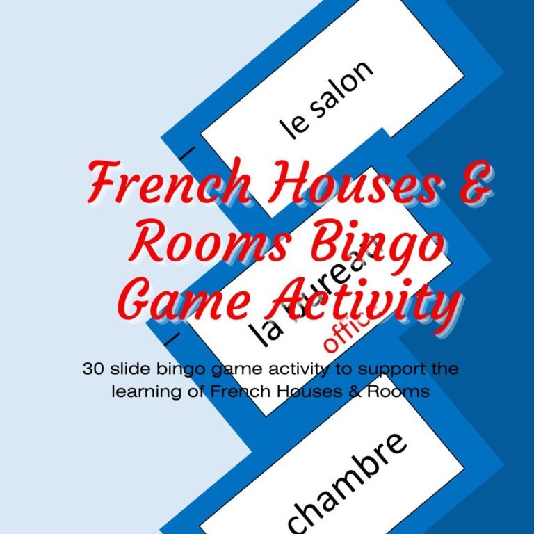 Engaging French Houses and Rooms Bingo Game: Interactive Vocabulary ...