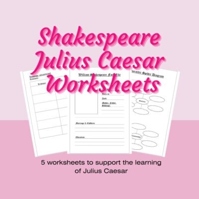 Engaging Shakespeare Julius Caesar Worksheets - Comprehensive Resource ...