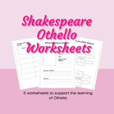 Engaging Othello Worksheets: Explore Shakespeare's Play & Learn ...