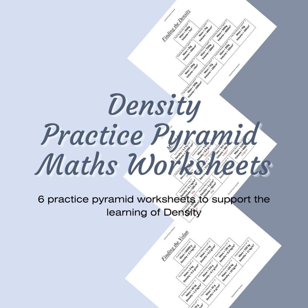 Enhance Density Skills: Engaging Worksheets for Finding Density, Mass ...