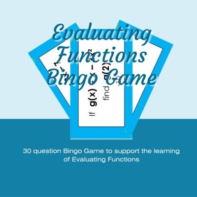 Engaging Maths Bingo Game: Evaluating Functions