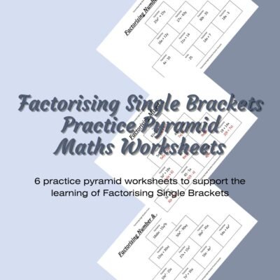 Master Factorising Single Brackets with Challenging Worksheets