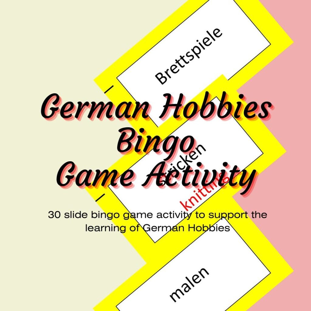 Engaging German Hobbies Bingo Game: Interactive PowerPoint Revision ...