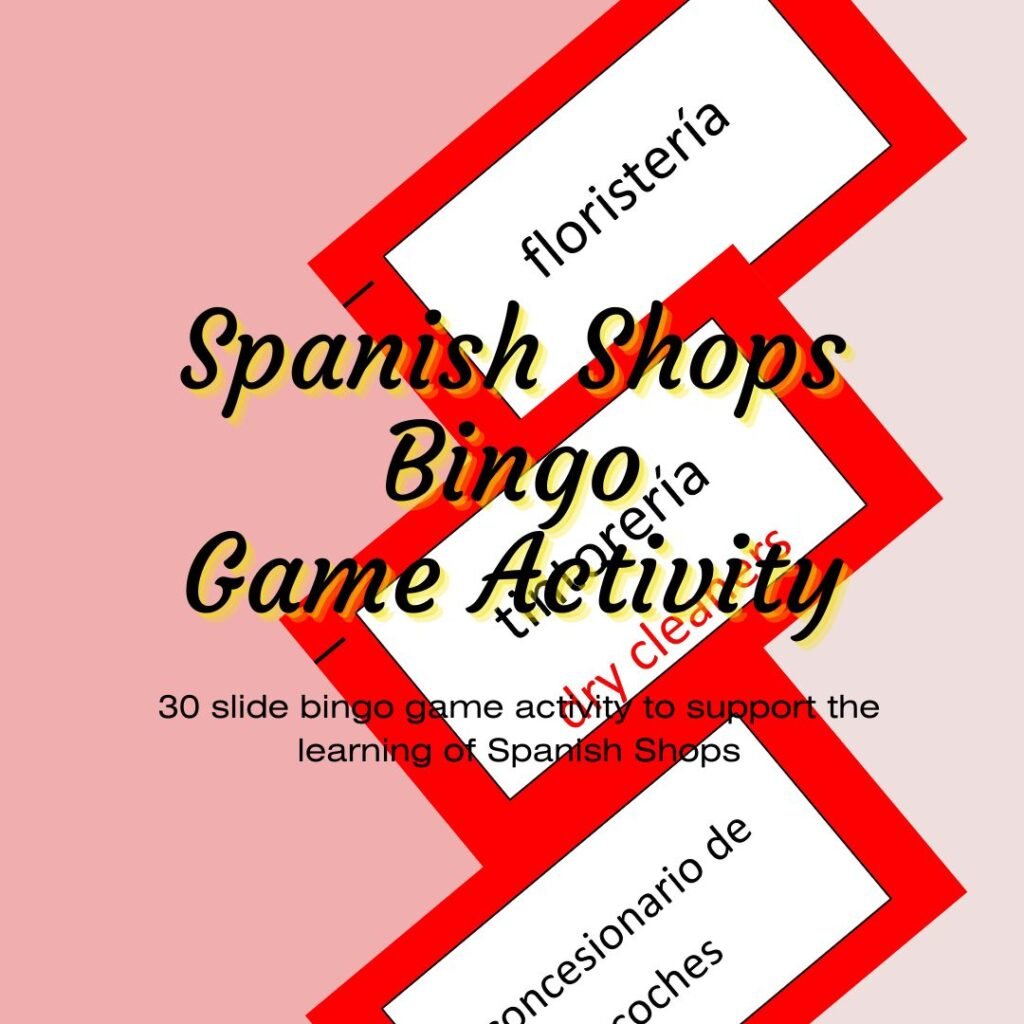 Engaging Spanish Shops Bingo Game: Downloadable PowerPoint Activity for ...