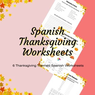 Engaging Spanish Thanksgiving Worksheets for Vocabulary Acquisition and ...