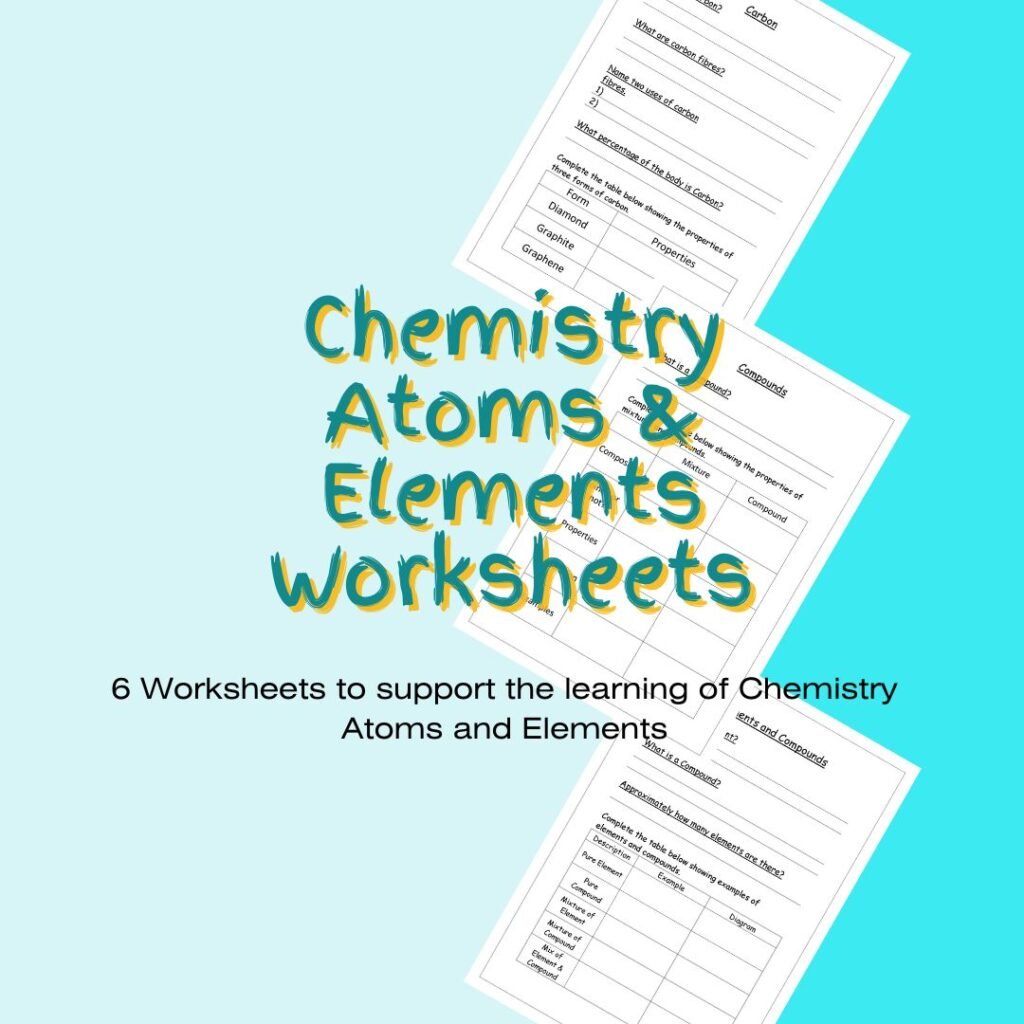 KS3 Chemistry: Worksheets for Teaching Atoms and Elements