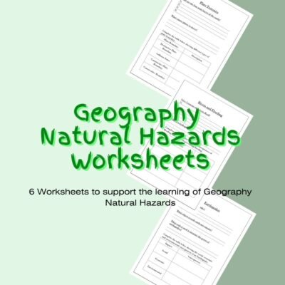 KS3 Geography Worksheets for Learning Natural Hazards - Plate Tectonics ...