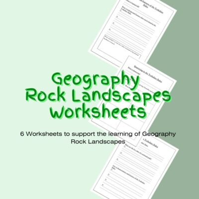 KS3 Geography Worksheets: Learn Rock Landscapes of the Yorkshire Dales