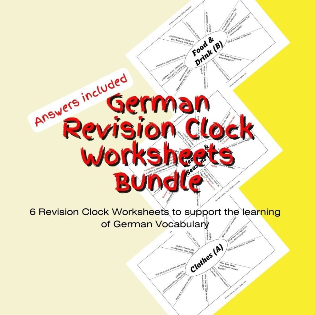 Comprehensive German Study Resource: Engaging Worksheets