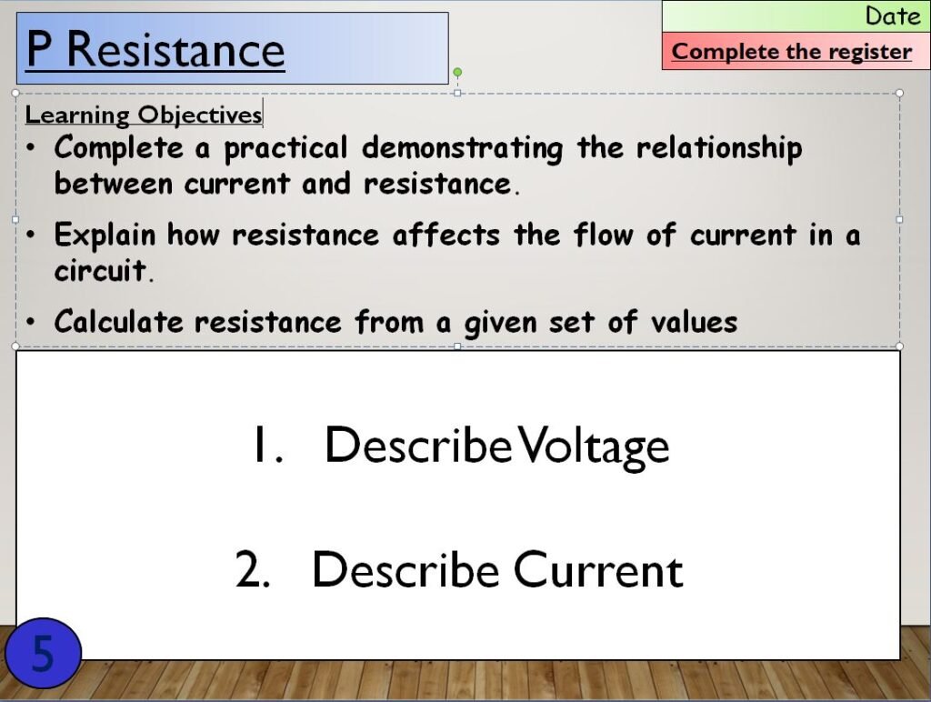 Understanding Resistance, Current & Voltage: Teaching Resource