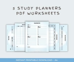 Revamp Your Study Routine with our Ultimate Study Planner Pack