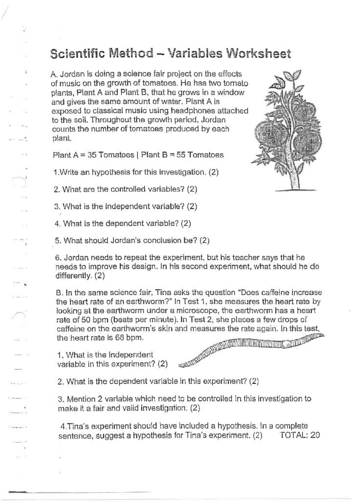 Experimental Variables Worksheet Variables Worksheet 1 .doc NAME: