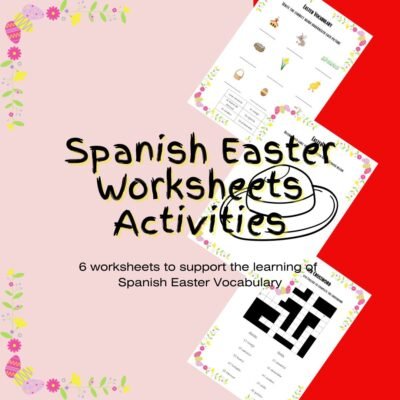 Engaging Spanish Easter Vocabulary Worksheets