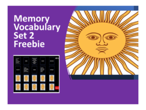 Engaging Vocabulary Memory Game for Grades 7-10