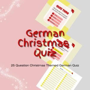 Engaging German Christmas Vocabulary Quiz for Classroom Fun
