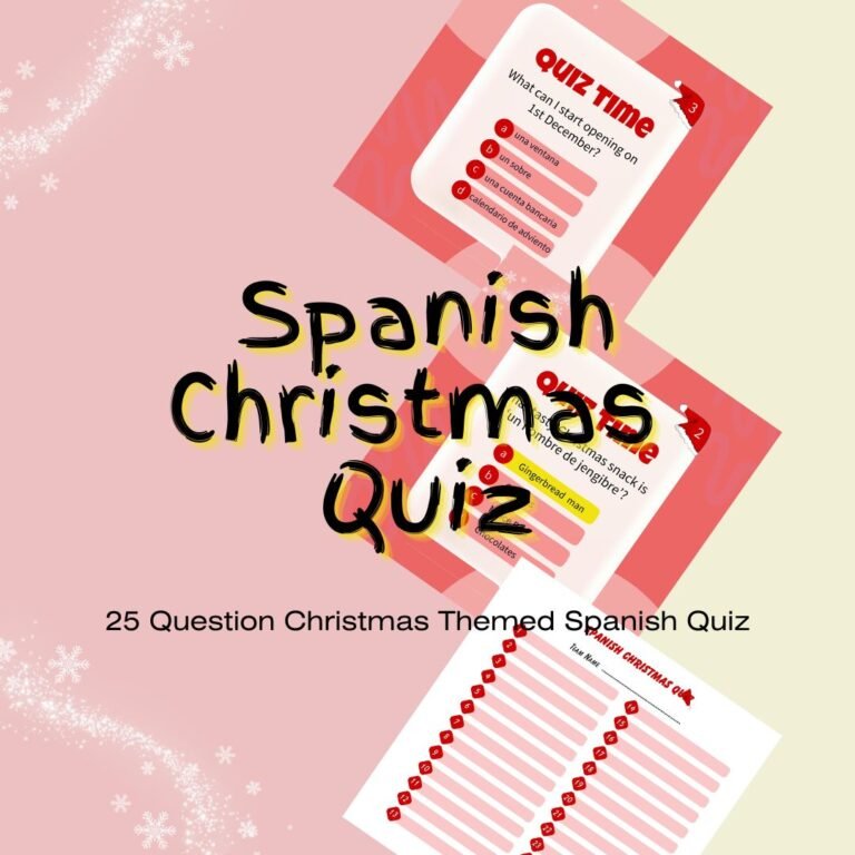 Engaging Spanish Christmas Quiz for Classroom Festivity
