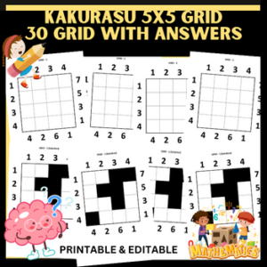 Challenge Your Logic with Kakurasu - Solve Math Puzzles on a 5x5 Grid