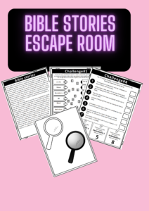 Engage with Bible Stories Escape Room for Ages 9-18