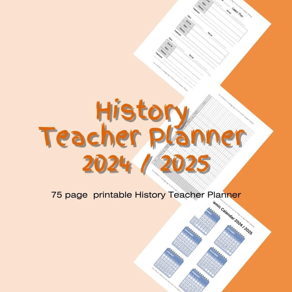 Enhance Productivity with History Teacher Planner Pdf