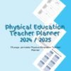 Enhance Teaching Productivity with PE Teacher Planner PDF