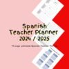 Enhance Productivity with Spanish Teacher Planner Printable PDF