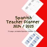 Enhance Productivity with Spanish Teacher Planner Printable PDF
