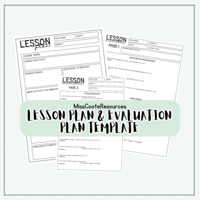 Enhance Teaching Practice with Comprehensive Lesson Templates