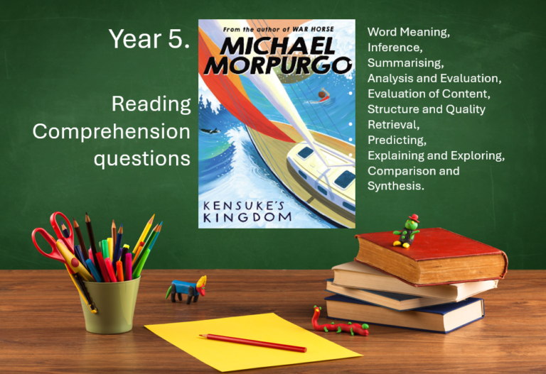 Year 5 Kensuke’s Kingdom Comprehension Pack | Full Coverage